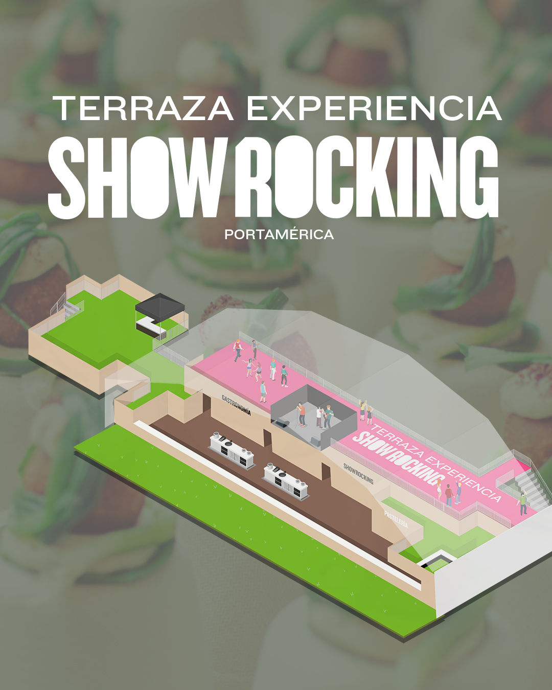 PortAmérica presenta su Nuevo Abono Experiencia ShowRocking y cartel de chefs por días